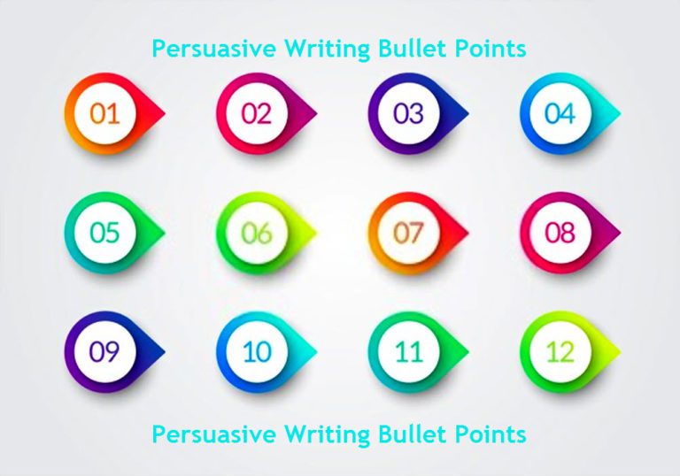 8 Best & Easy Methods On Persuasive Writing Bullet Points | Creative ...