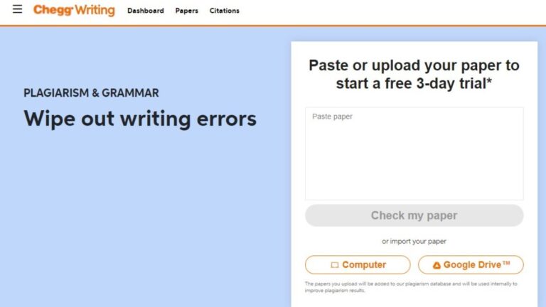 Chegg Plagiarism Checker Free Turnitin Reports (Updated 2023)